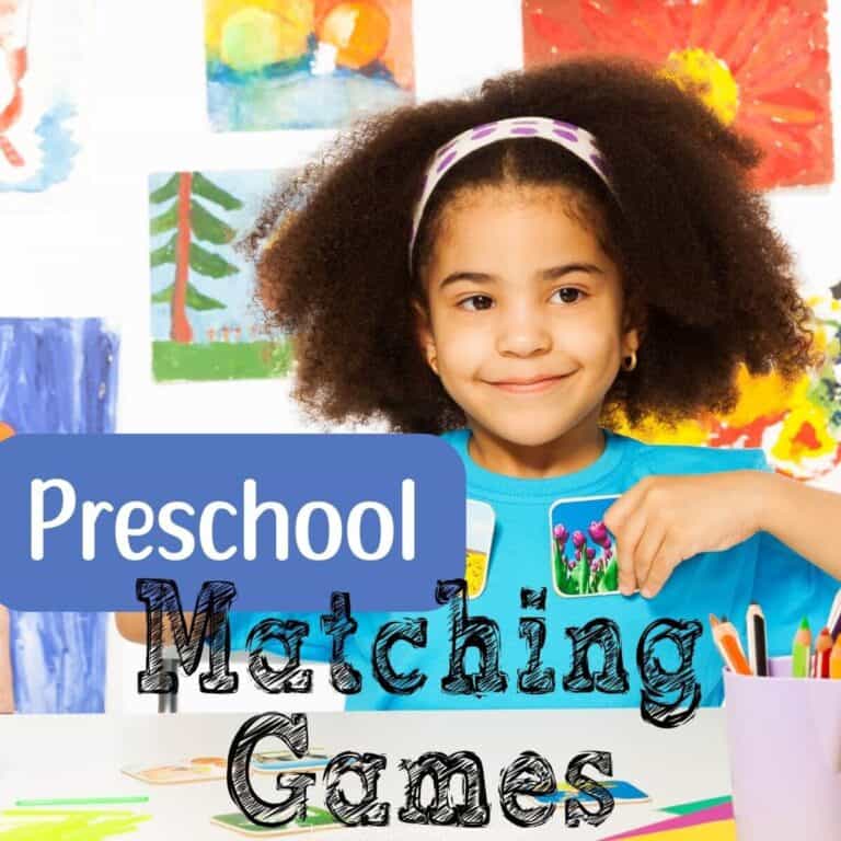 20 Memory Games For Preschool Fun Matching Games
