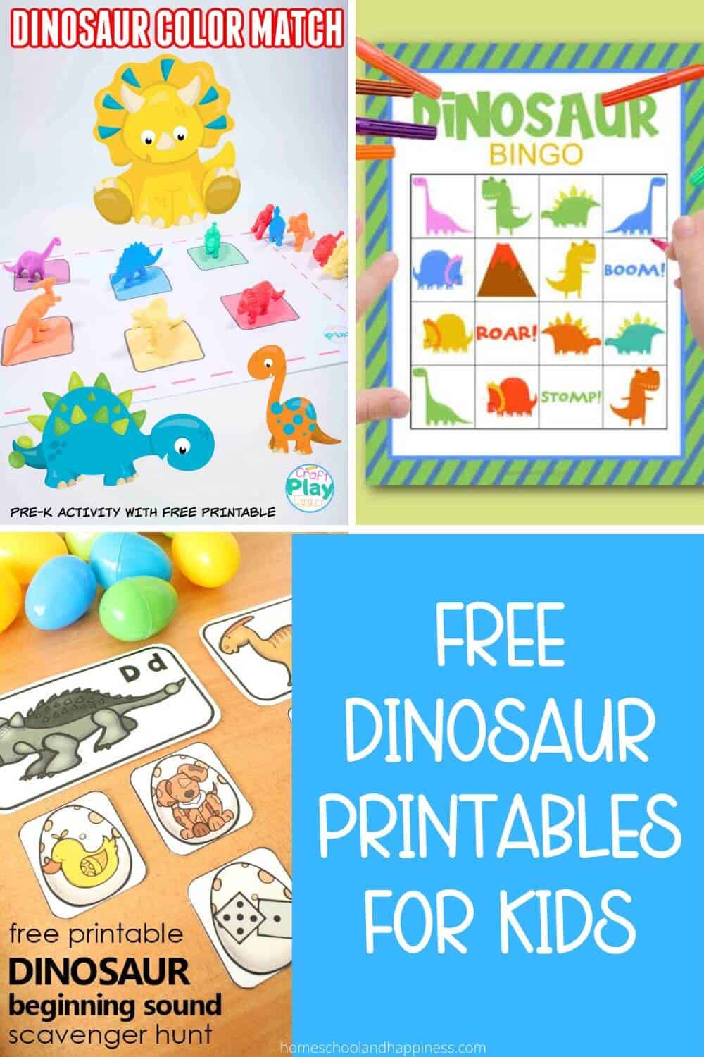 Dinosaur Printables for Kids - Free Dinosaur Printable Activities