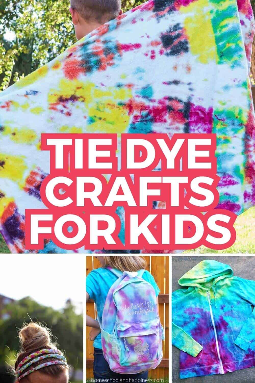 9 Easy Tie Dye Crafts for Kids That Are Fun