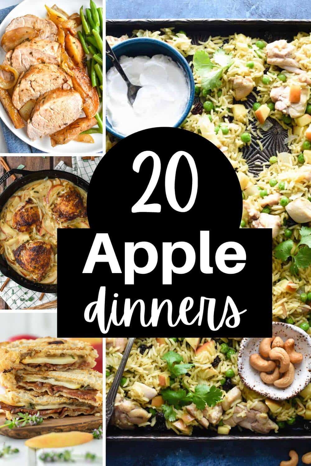 20+ Apple Dinner Recipes - Perfect for Fall