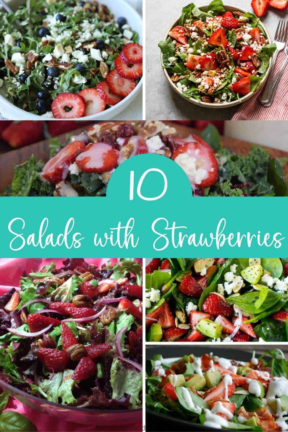 10 Easy Spring Salads with Strawberries