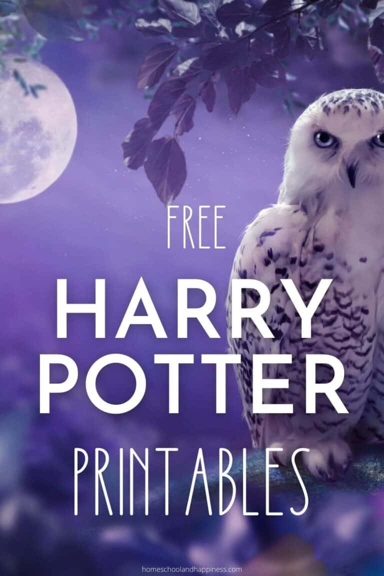 22 Free Harry Potter Printables for Kids