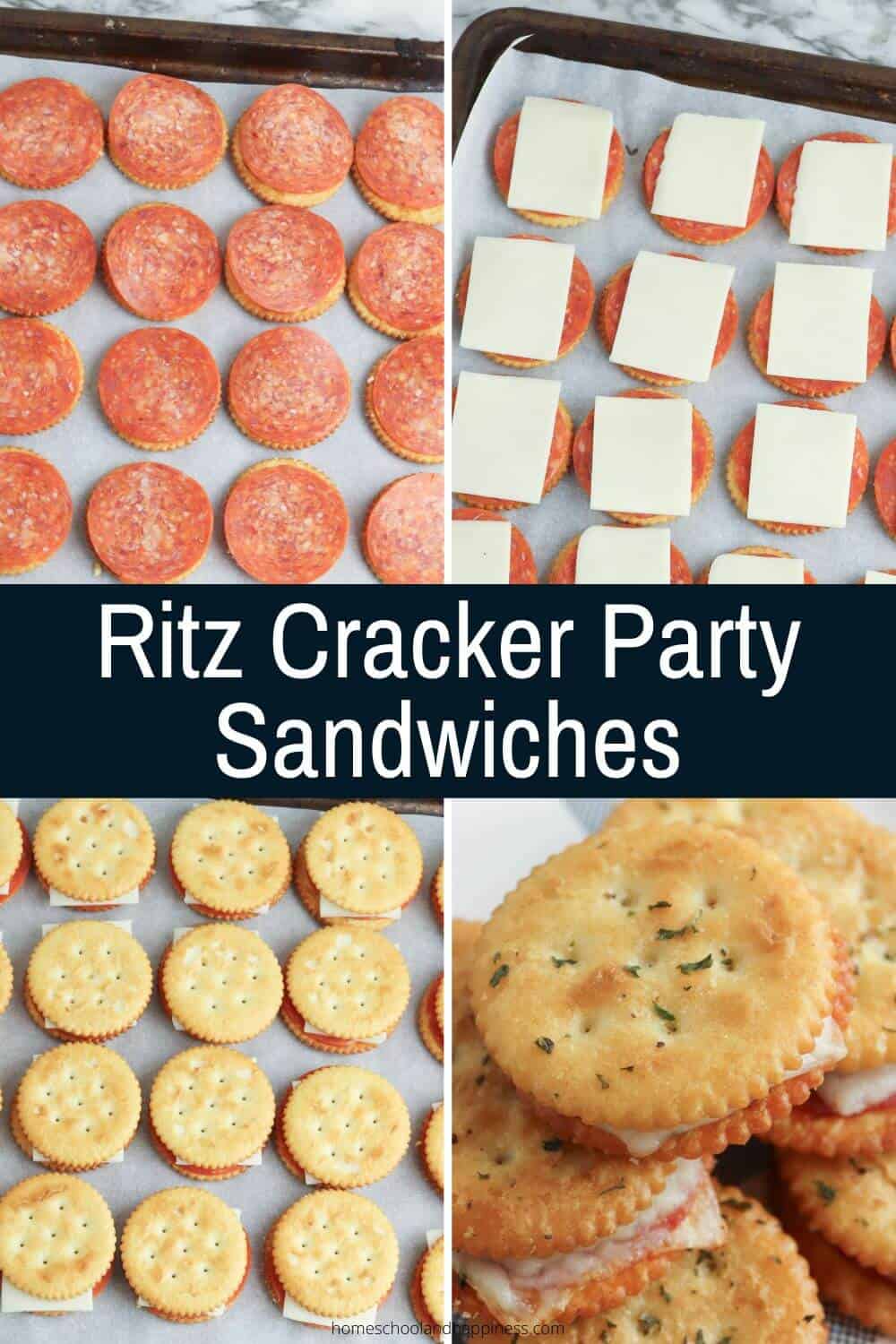 Easy RITZ Pepperoni Pizza Sandwiches - 20 Min Recipe