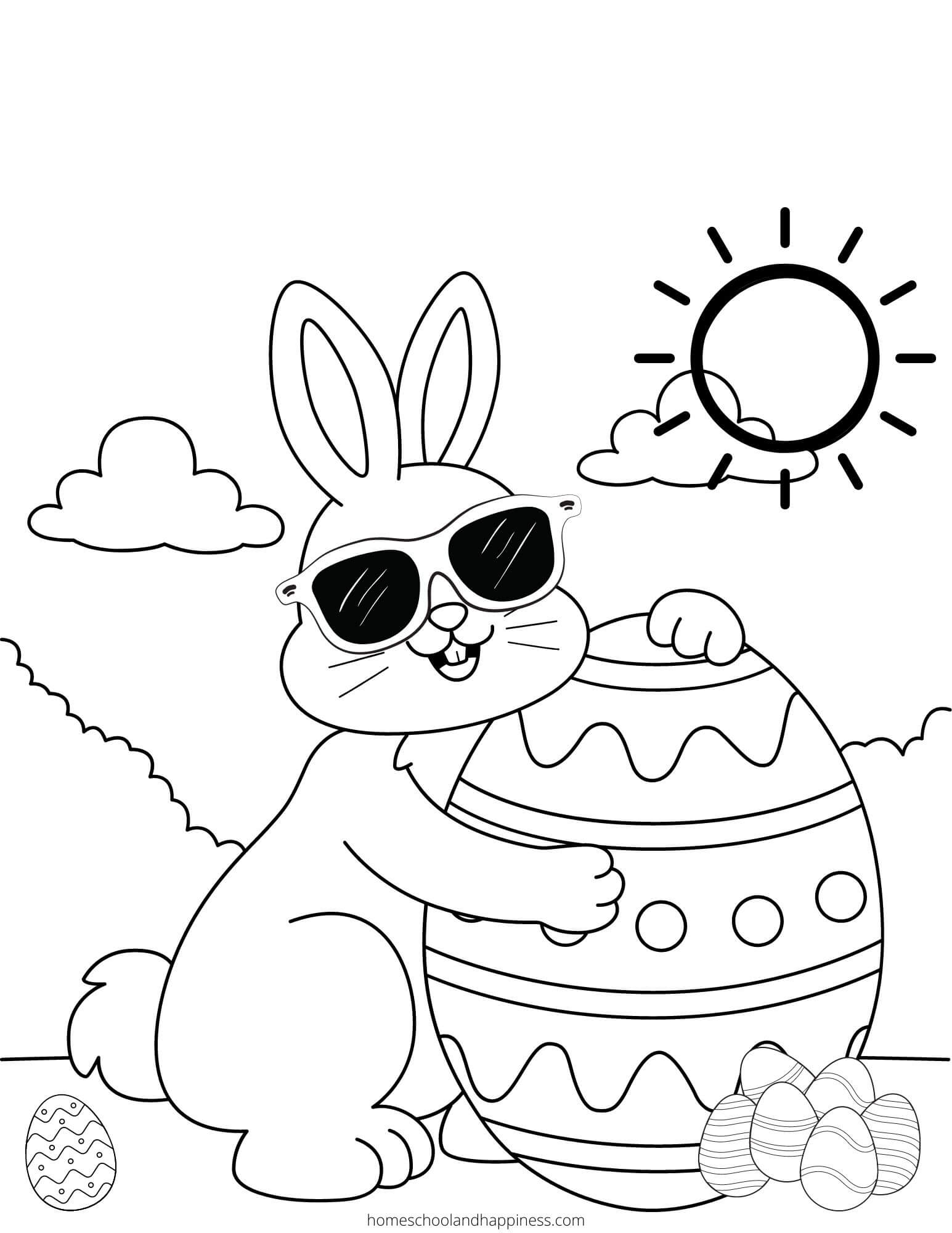 4 Free Easter Coloring Pages for Kids