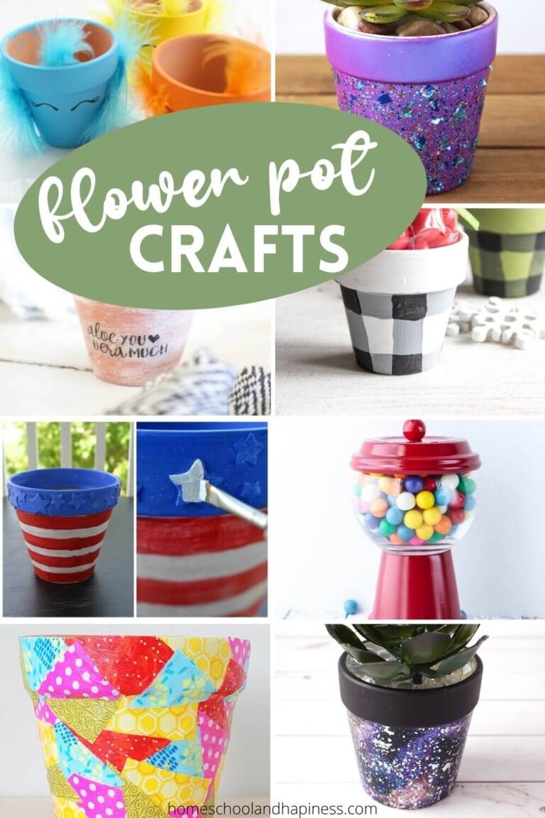 28 Easy Flower Pot Crafts To Make This Summer