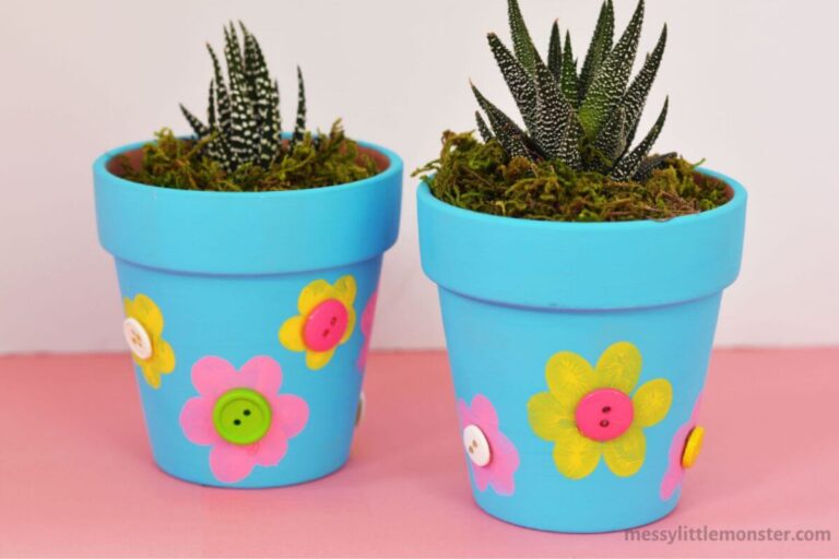 28 Easy Flower Pot Crafts To Make This Summer