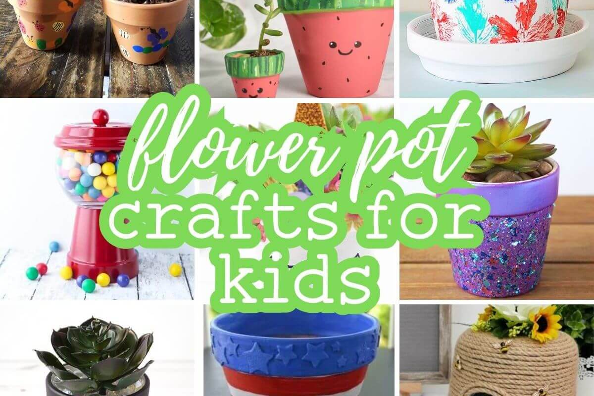 28 Easy Flower Pot Crafts To Make This Summer