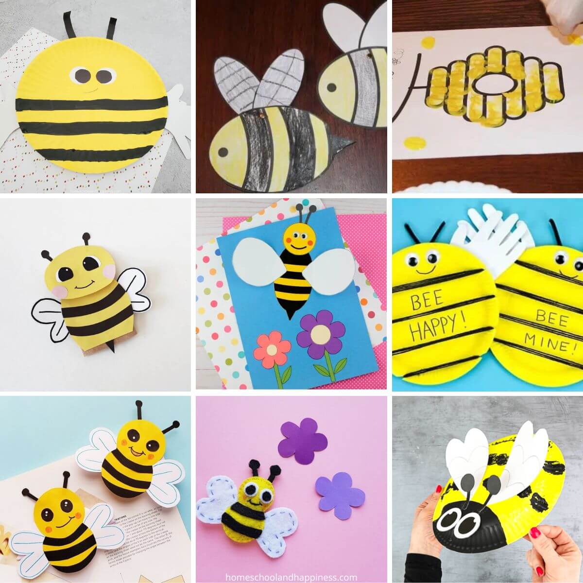 20 Cute & Easy Bee Crafts for Kids