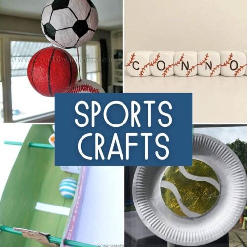 12 Fun Easy Sports Crafts for Kids - Sport DIY Ideas