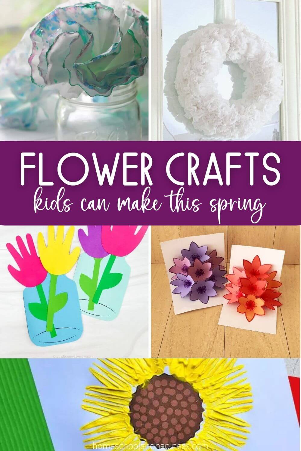 20 Fun and Easy Flower Crafts for Kids + Art Activities
