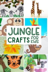 14 Exciting Jungle Crafts for Kids + Safari Animal Crafts