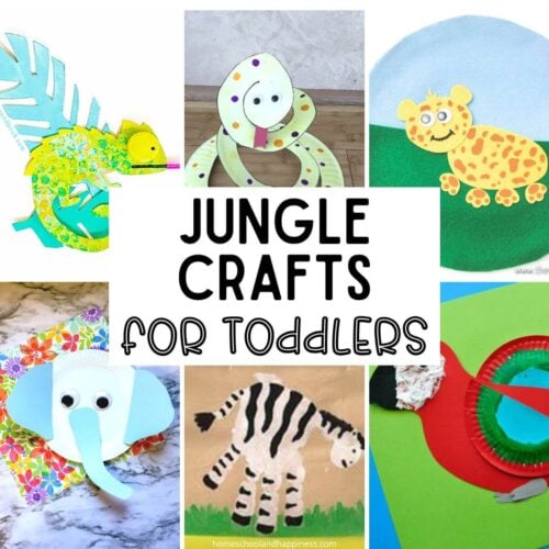14 Exciting Jungle Crafts for Kids + Safari Animal Crafts