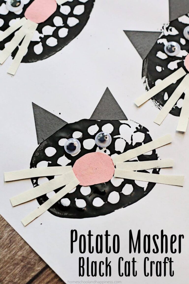 Potato Masher Black Cat Craft