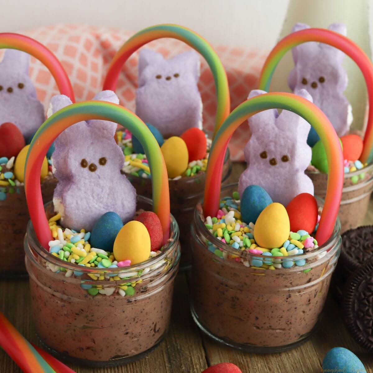 Easter Peeps Pudding Cups