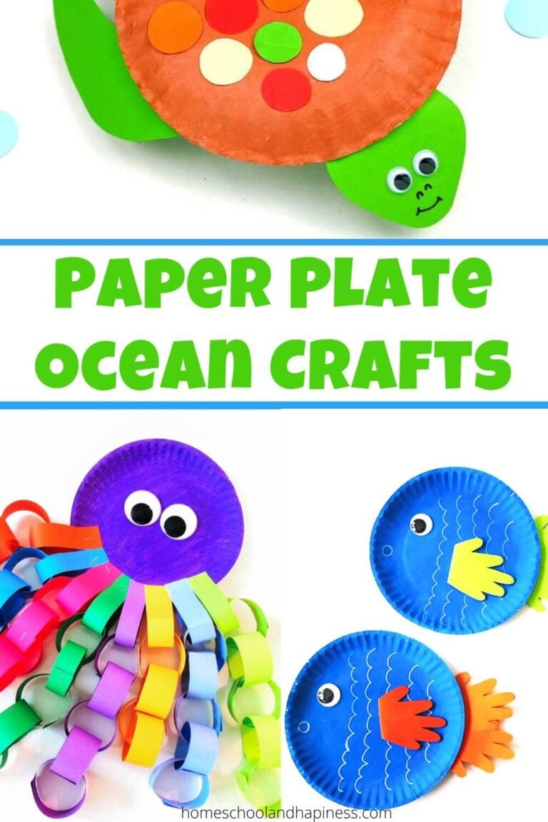 10 Easy Paper Plate Ocean Crafts for Kids