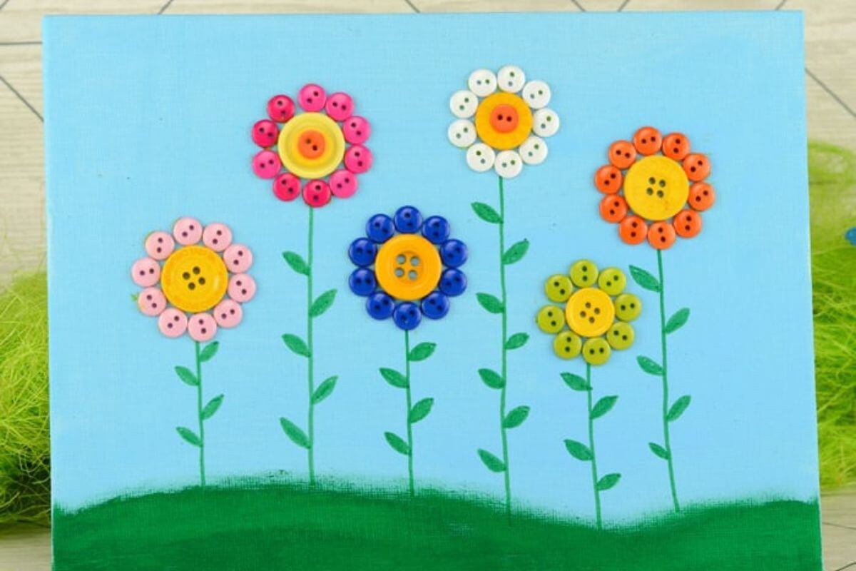 20 Button Crafts for Kids and Adults to Make Together