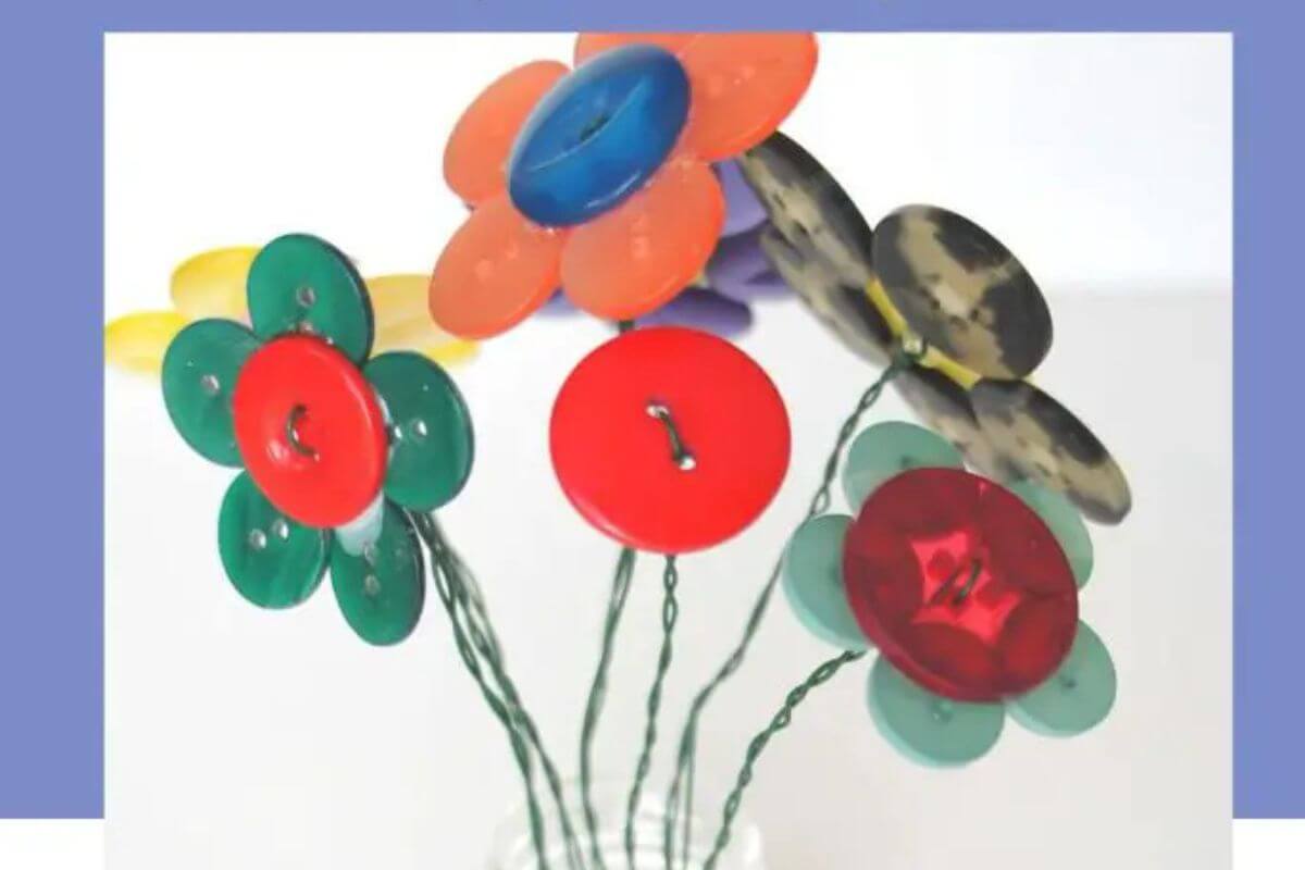 20 Button Crafts for Kids and Adults to Make Together