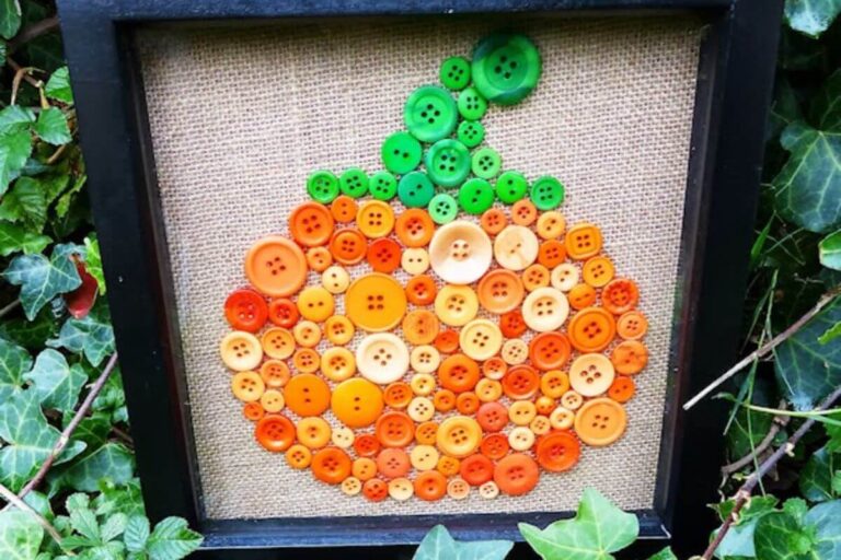 20 Button Crafts for Kids and Adults to Make Together