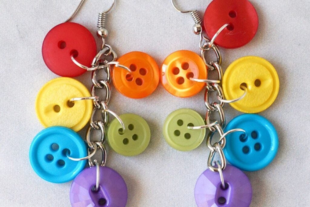 20 Button Crafts for Kids and Adults to Make Together
